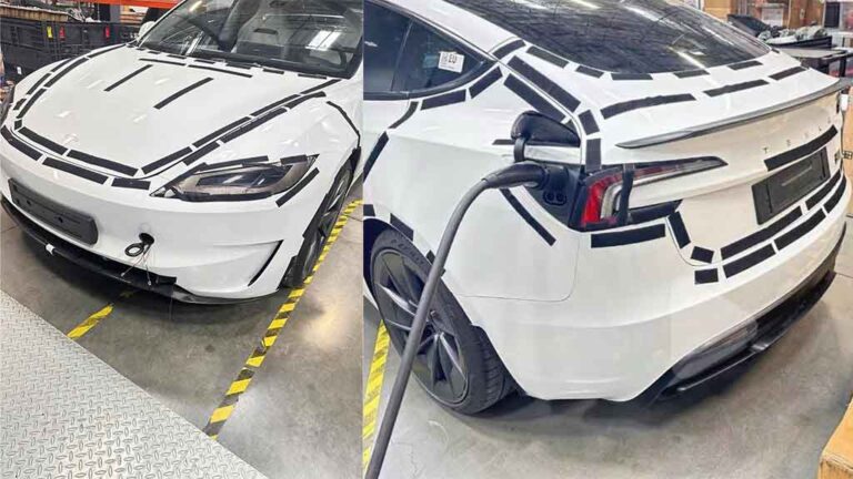 New images of Tesla Model 3 Performance (Ludicrous) gives a close look ...