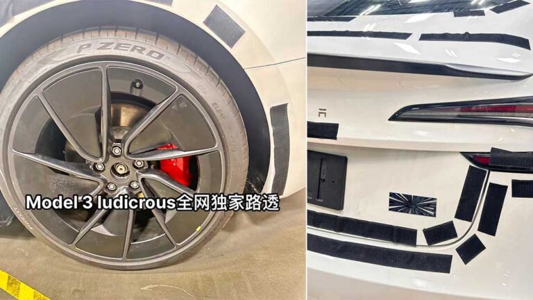 New images of Tesla Model 3 Performance (Ludicrous) gives a close look ...