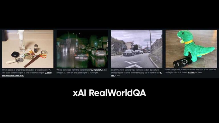 xAI introduces RealWorldQA benchmark to evaluate spatial understanding of multimodal models ...