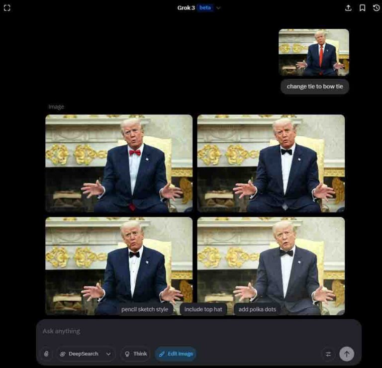 xAI Grok gets AI edit image feature and it works really well - EONMSK News