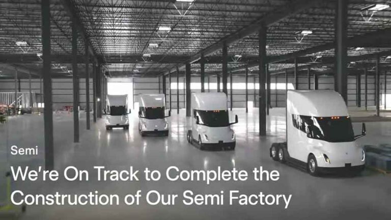 Redesigned Tesla Semi truck hits the road for testing - EONMSK News