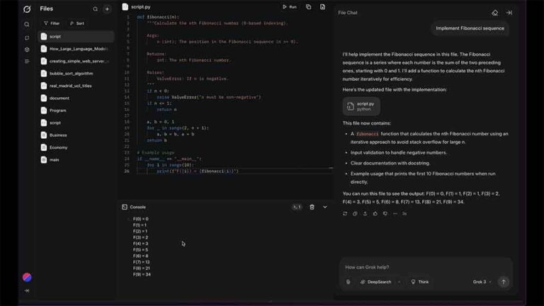 xAI Grok bringing Files feature with a file manager and editing tools ...