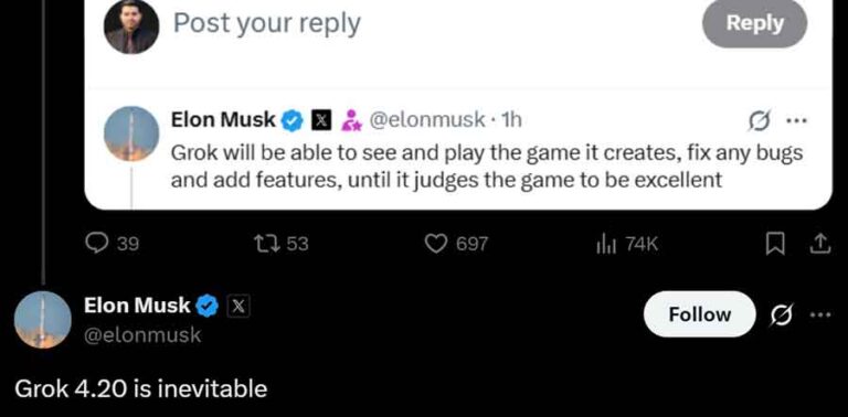 xAI founder says Grok 4.2 is coming next - EONMSK News