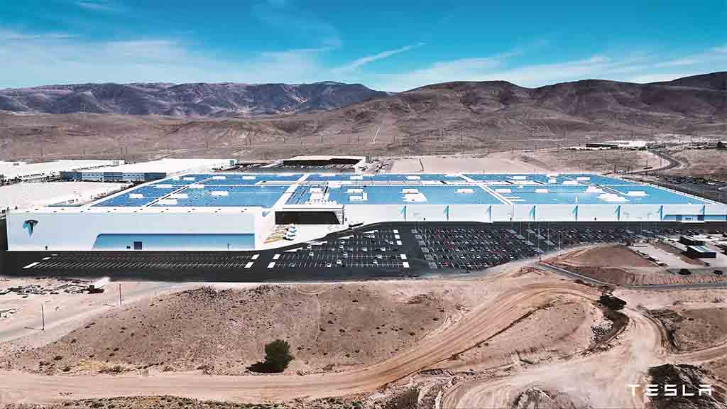 Tesla Semi factory began installing Powder Coat and Material Conveyance ...