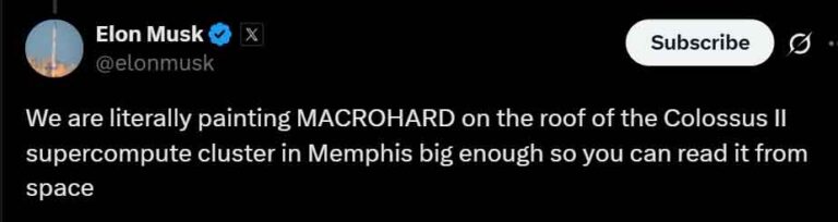 xAI CEO reveals a special feature of Colossus 2 cluster - EONMSK News