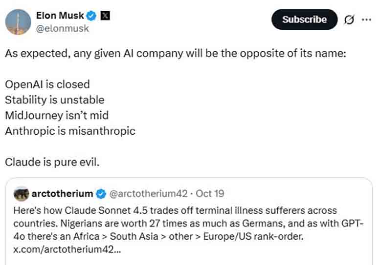 xAI founder Elon Musk goes berserk on OpenAI, Stability, MidJourney ...