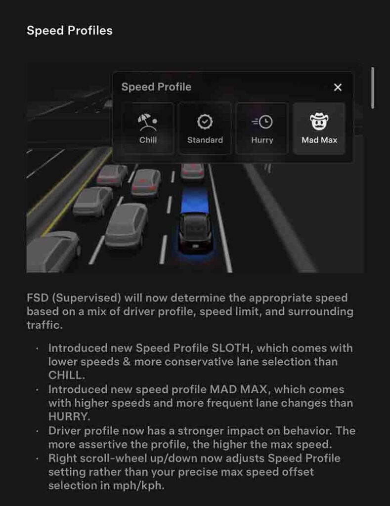 Tesla releases FSD v14.1.2 with Mad Max speed profile - EONMSK News