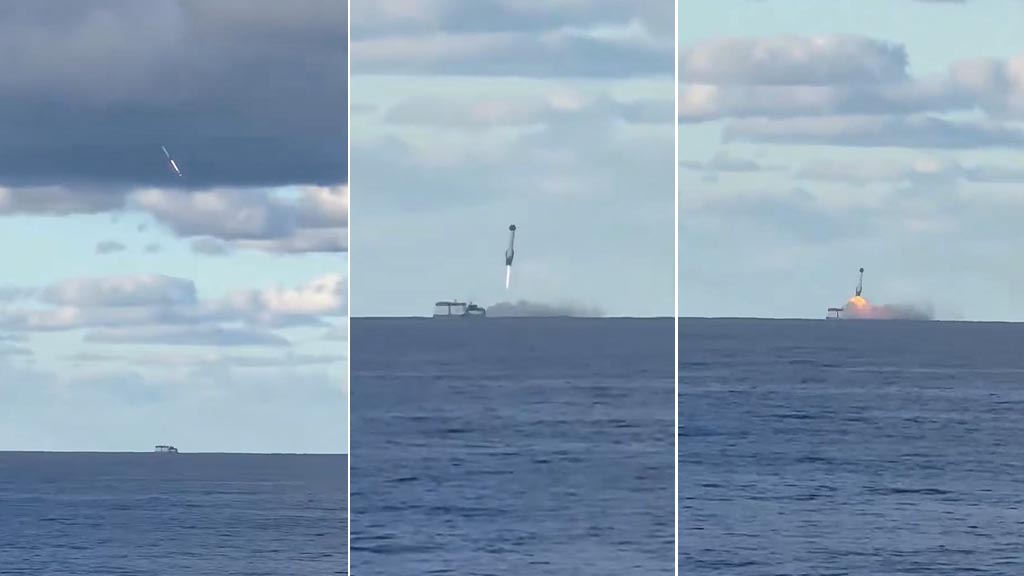 Jeff Bezos shares full-view footage of New Glenn booster landing ...