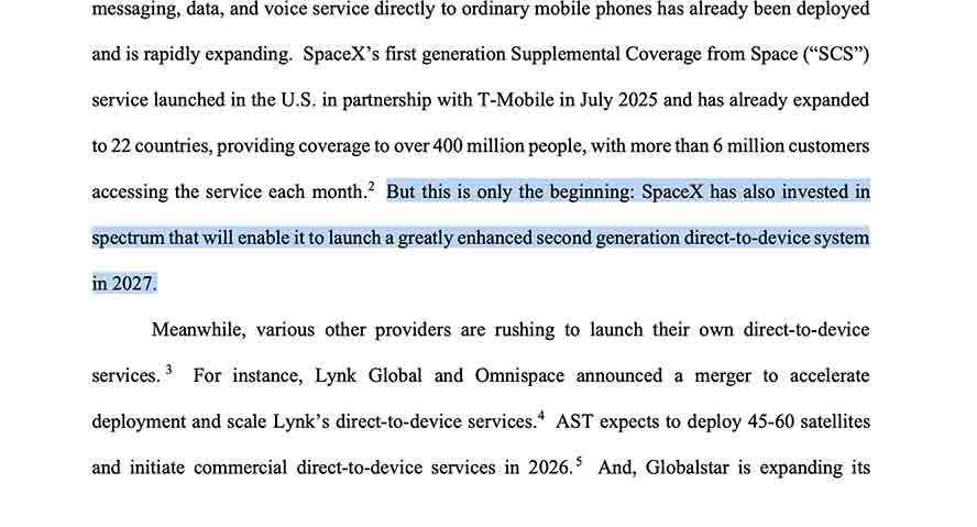 Second-generation SpaceX Direct-to-Cell Starlink satellites to launch ...